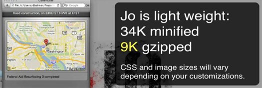 Open Source HTML5 Mobile App Framework: Jo | Greepit