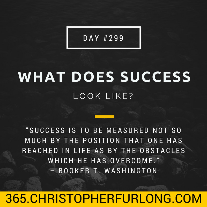Day #299: What Does Success Look Like? - P365 - A Year's Journey