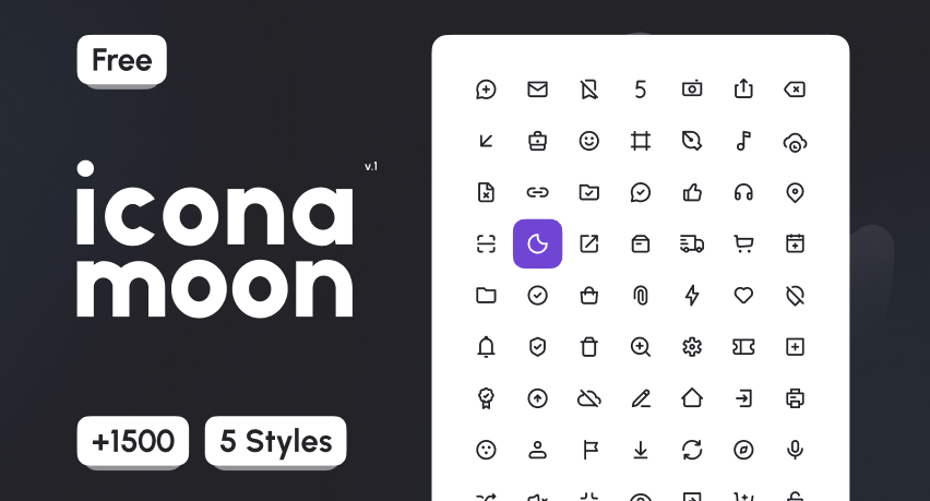 1500+ UI/UX Icons In 5 Styles (PNG, SVG, Figma) - 365 Web Resources