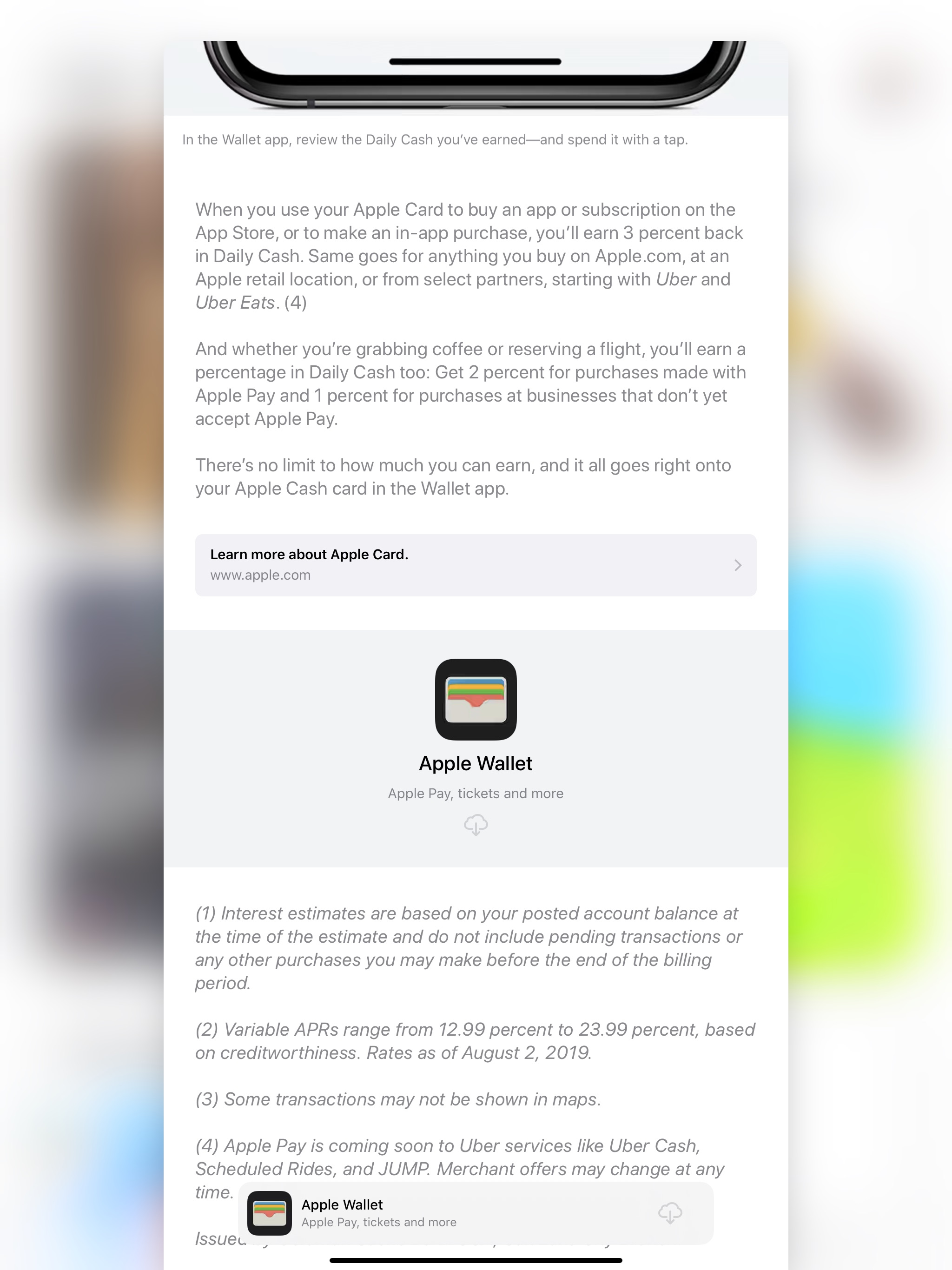 Here’s how Apple is promoting its new credit card to iPhone customers ...