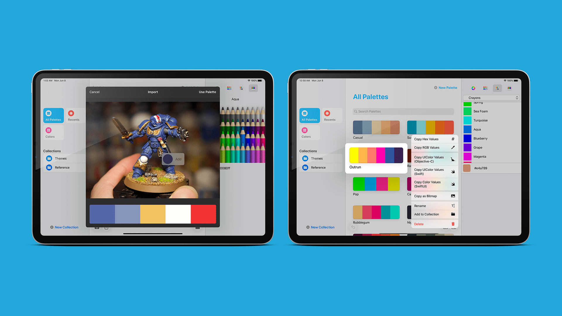 New 'Pastel' app lets you create and save custom color palette ...