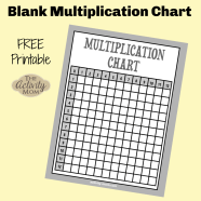 Free Multiplication Chart Printable Paper Trail Design Free Printable