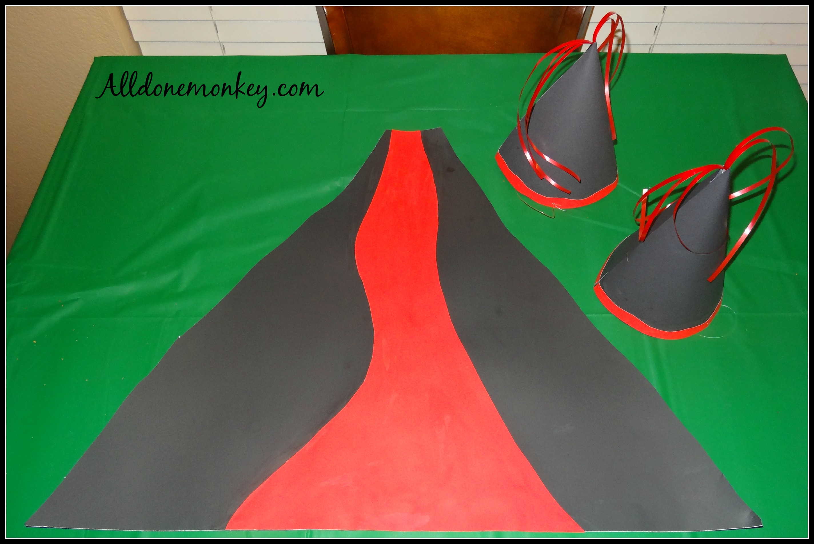 Volcano Birthday Party - All Done Monkey