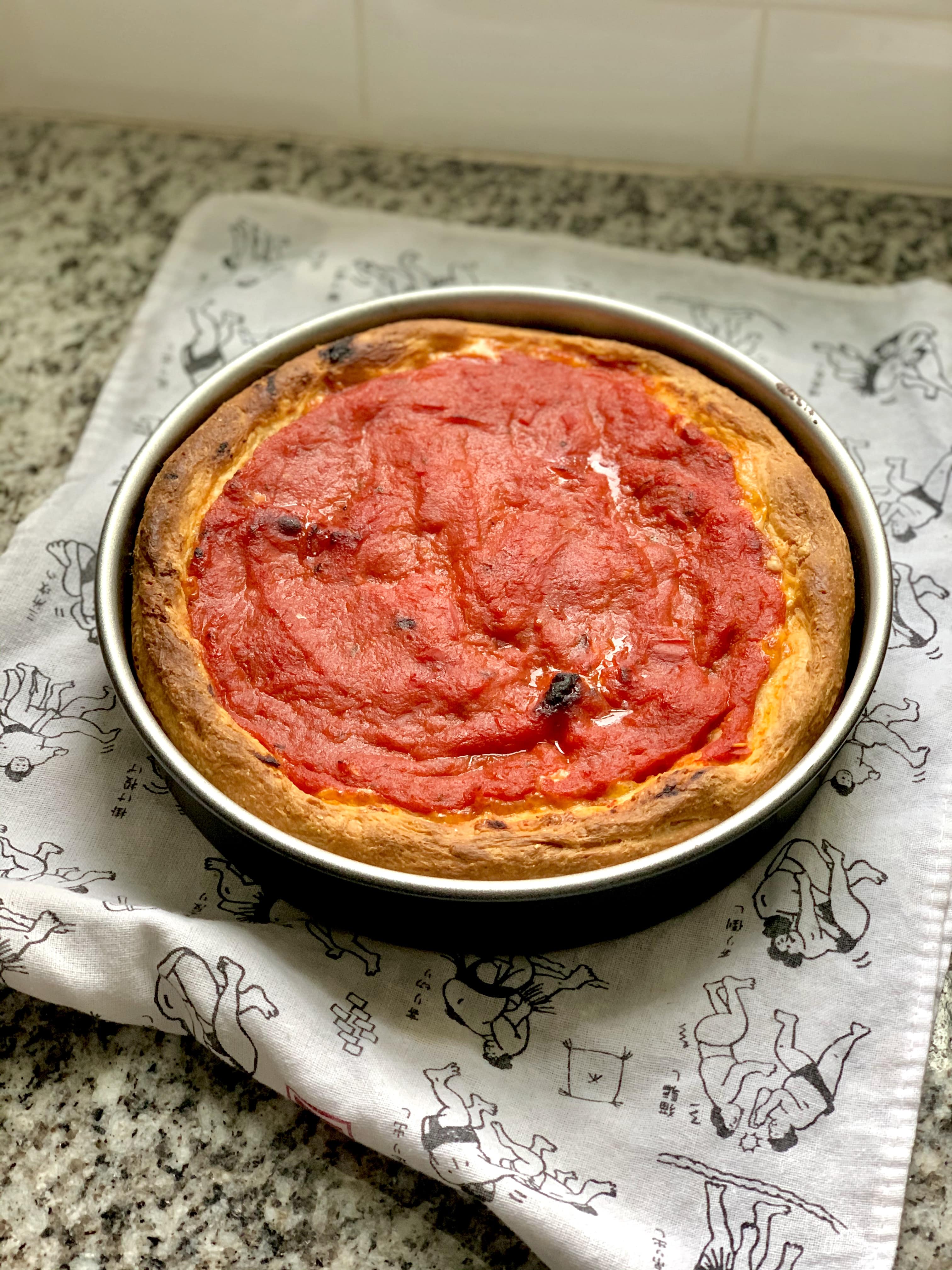 Homemade Chicago Style Deep Dish Pizza — | My Meals are on Wheels