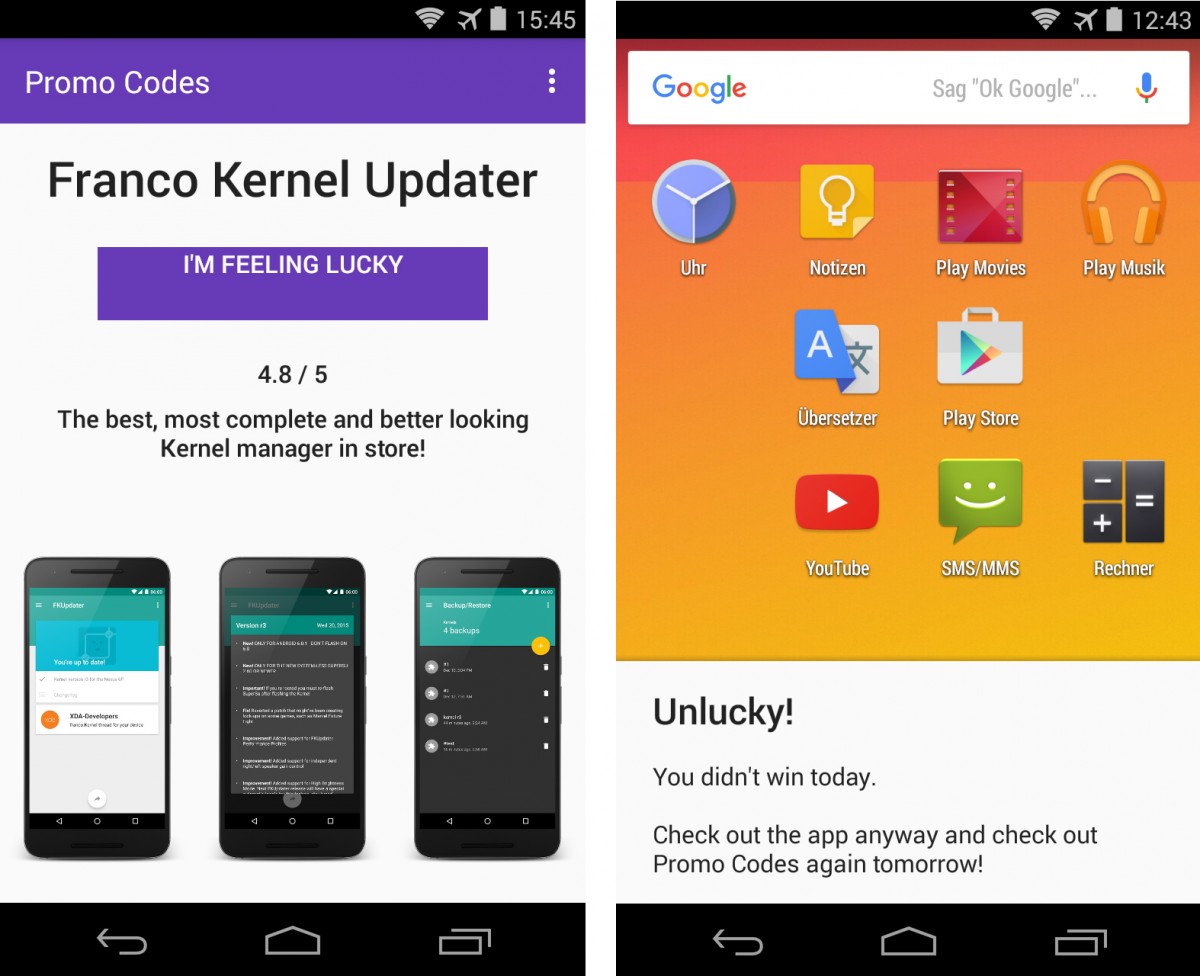 App-Review: Promo Codes - Androidmag