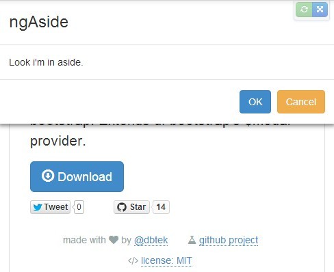 Off-canvas Side Menu With Angular-ui Bootstrap - Angular aside | Angular Script