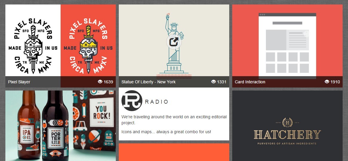 Responsive Dribble Showcase with AngularJS | Angular Script