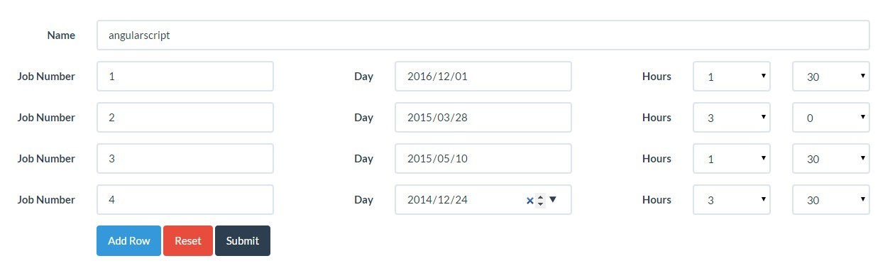 Single Page Time Tracking with AngularJS and Google Sheets | Angular Script
