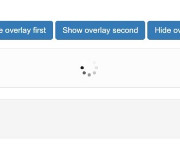 AngularJS Based Loading Spinner & Overlay | Angular Script