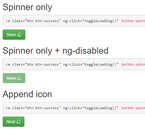 Simple AngularJS Button Spinner Directive | Angular Script
