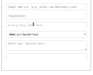 AngularJS floating label Components And Modules - Angular Script