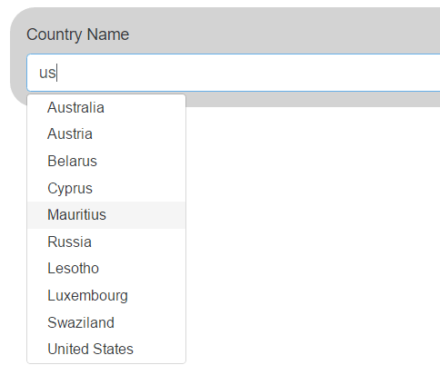 Autocomplete Directive In Angular 2 | Angular Script