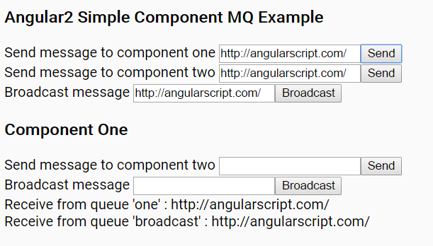 Simple Message Queue For Angular 2 | Angular Script