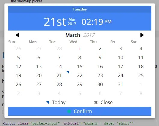 Responsive Reusable Angular Date Picker Angular Script 8746