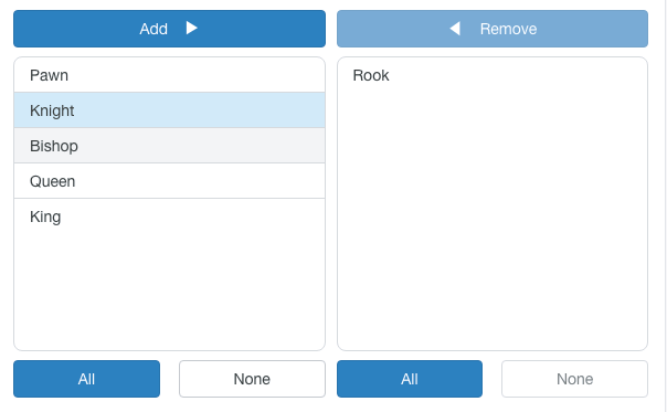 Angular 2 Component For Dual Listbox Control | Angular Script