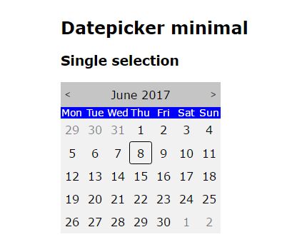 Flexible Datepicker For Angular 2 - ng-imbaDatepicker | Angular Script