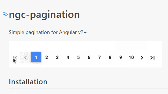 Simple Pagination For Angular 2 Ngc Pagination Angular Script