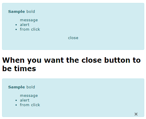 Simple Alert Component For Angular - ngAlert | Angular Script