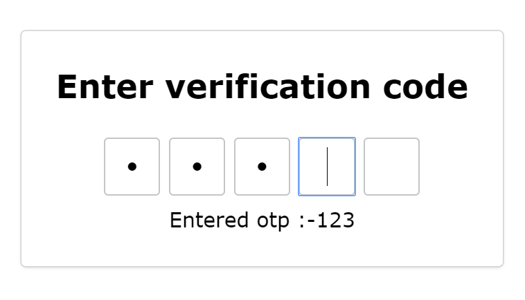 Customizable Password Input Component Ng Otp Input Angular Script 4844