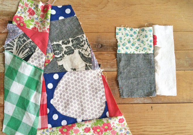 a lovely old quilt and freestyle piecing – ann wood handmade