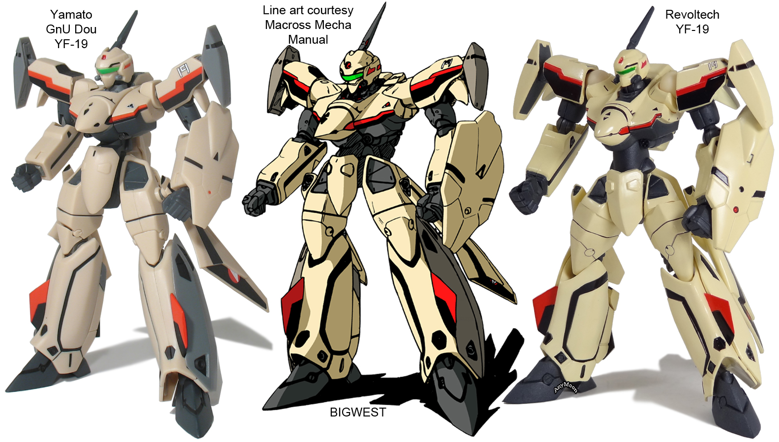 Kaiyodo Revoltech Macross Plus toys (YF-19 and YF-21) – Scorched Earth Toys