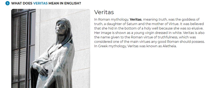Veritas Meaning