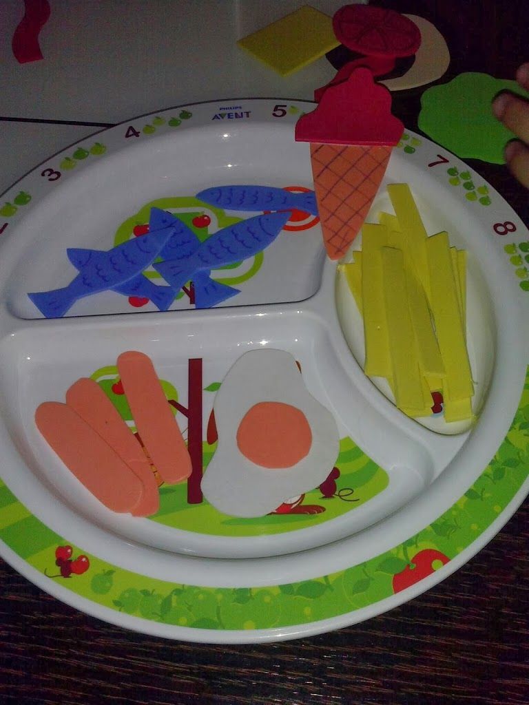 Comidas con Goma Eva - Aprendiendo con Julia