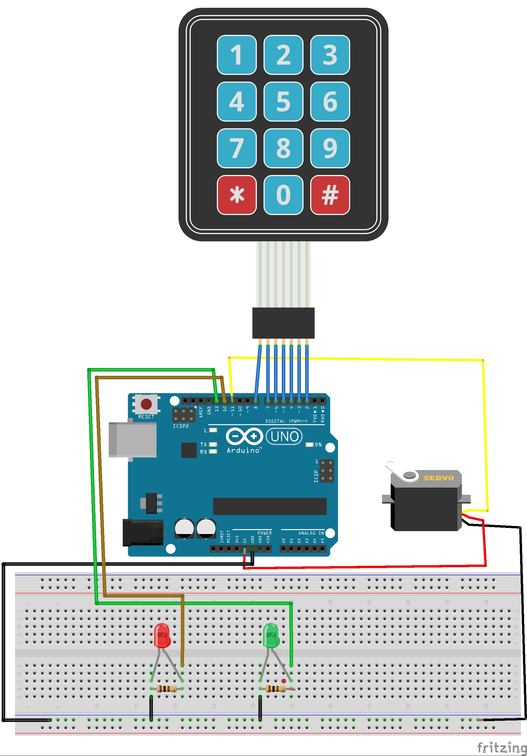 No. 4 - Keypad Lock | Arduino Tutorials and Kits for Arduino