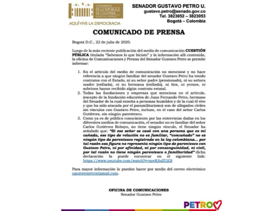 El concuñado problemático del presidente Petro tuvo más de un nexo con ...