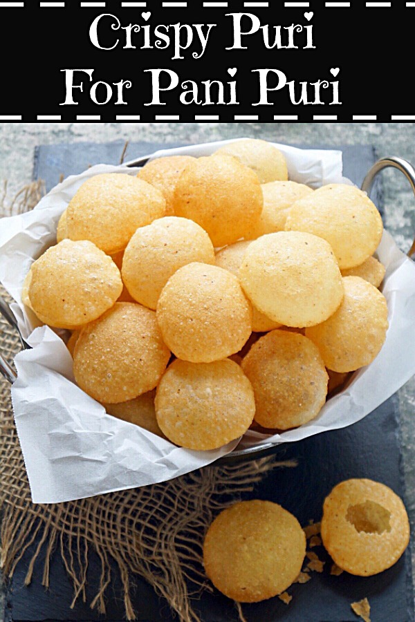 Puri Recipe for Pani Puri | How To Make Suji Golgappa - Aromatic Essence