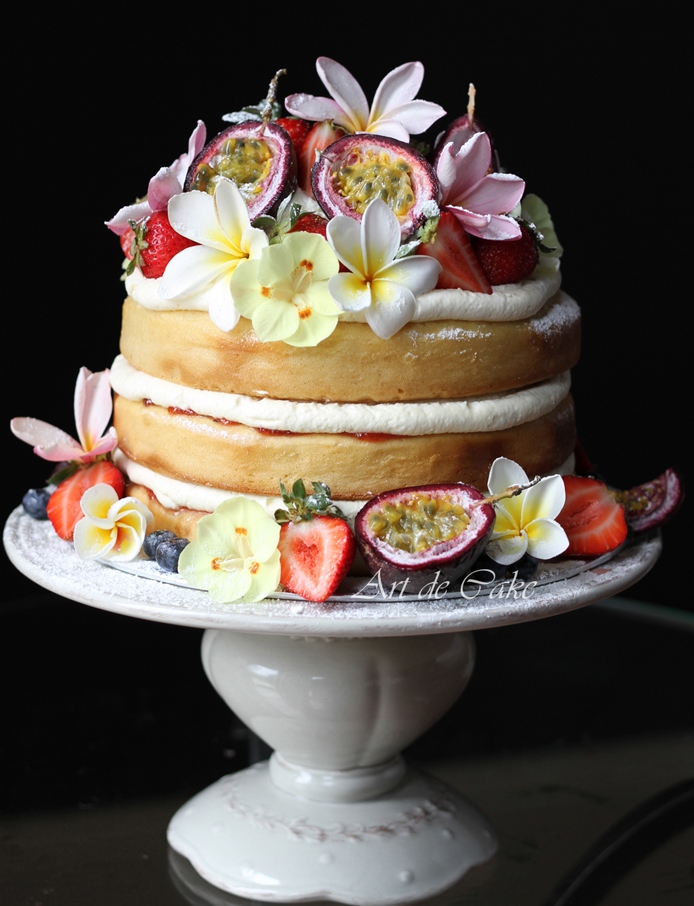 Egg-Free Layered Sponge Cake – Art de Cake