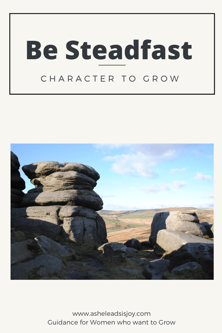 Be Steadfast - Learning to Be – As He Leads is Joy