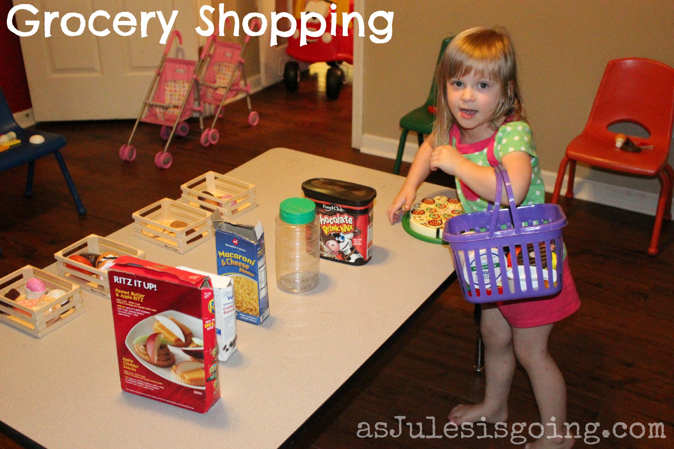 Playing Grocery Store