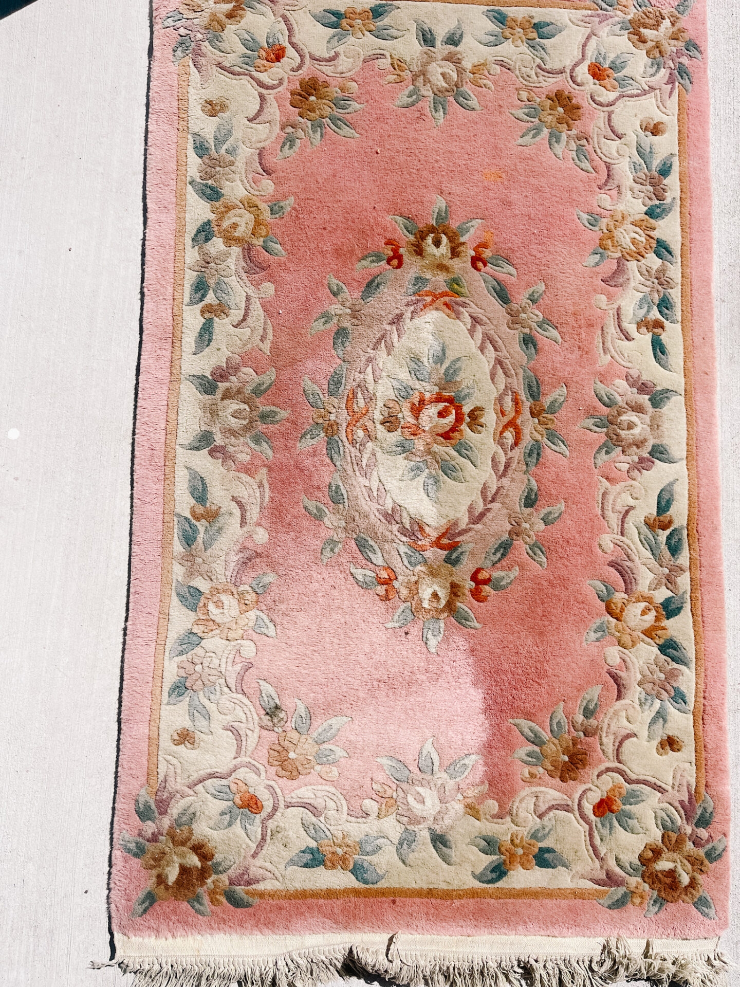 How to Clean a Wool Rug - at home with Ashley