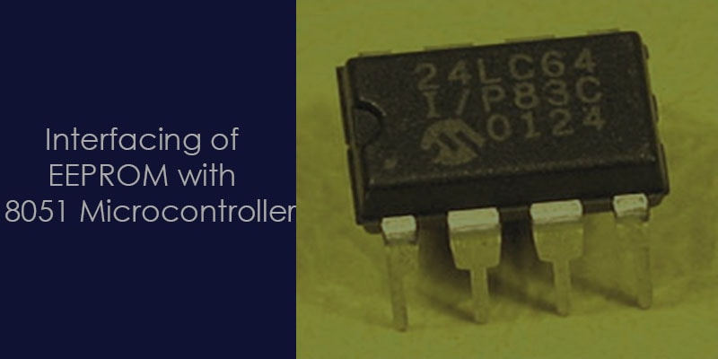 Eeprom Interfacing With 8051 Circuit Diagram Using A Flash S