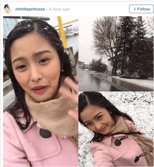 Watch! Kim Chui "First Time" Snowfall Experience -Viral Video - Attracttour