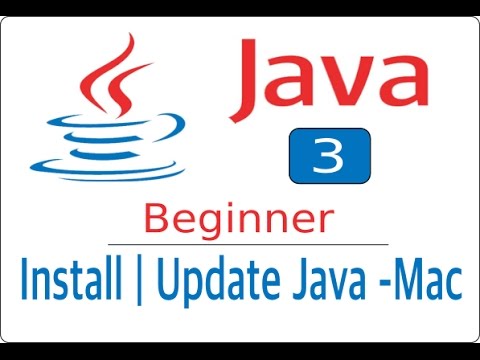 Java Beginner Tutorial 3 - How to install or update JAVA on Mac ...