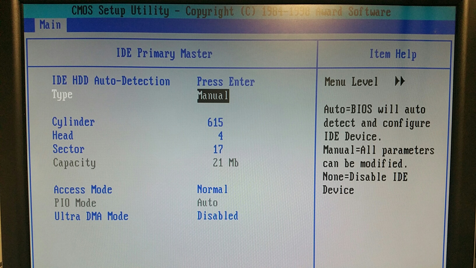 MFM Hard Drive on Pentium II PC – vintage bits