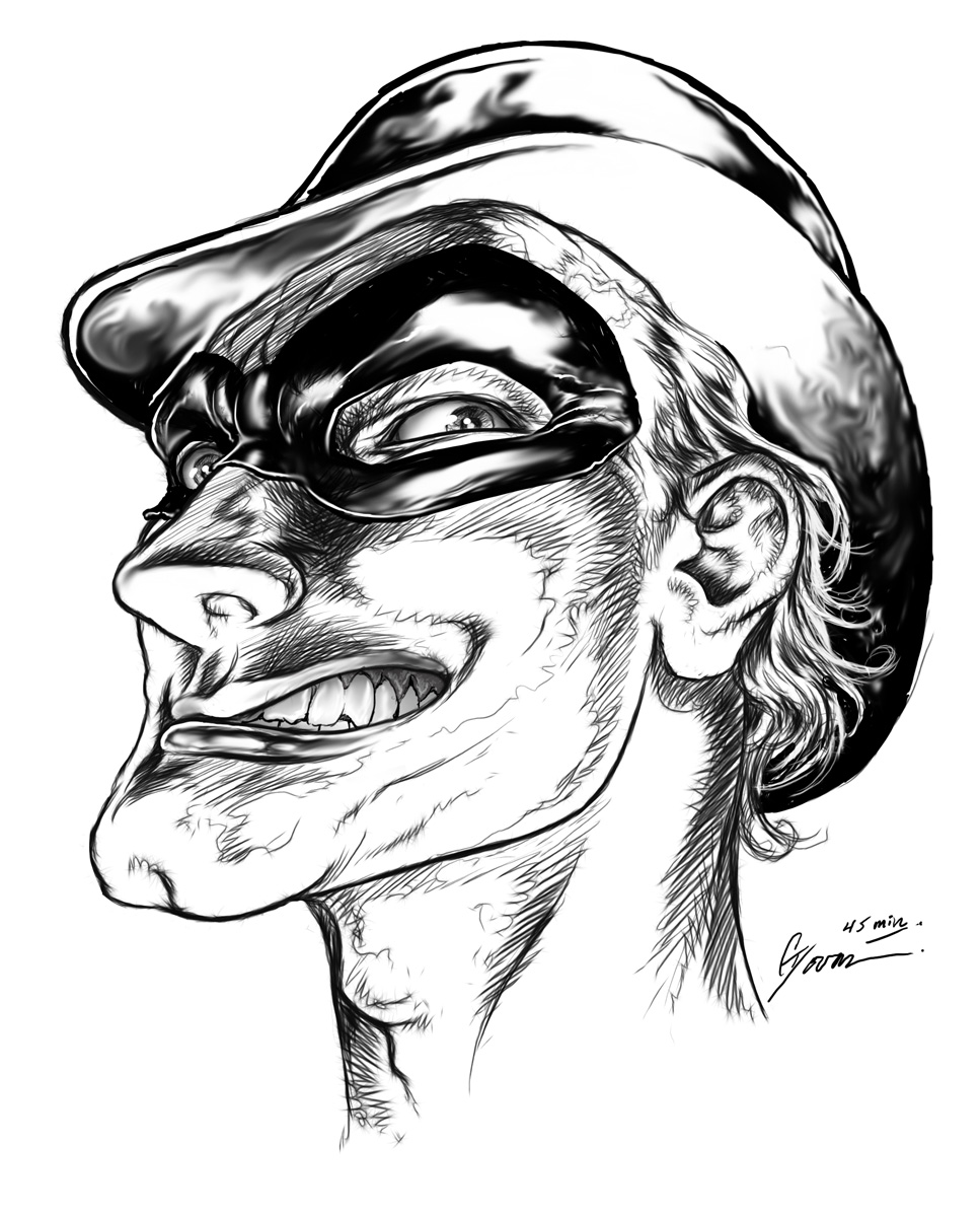 The Riddler Drawing : The Batman Riddler Close Up Image Has Fans ...
