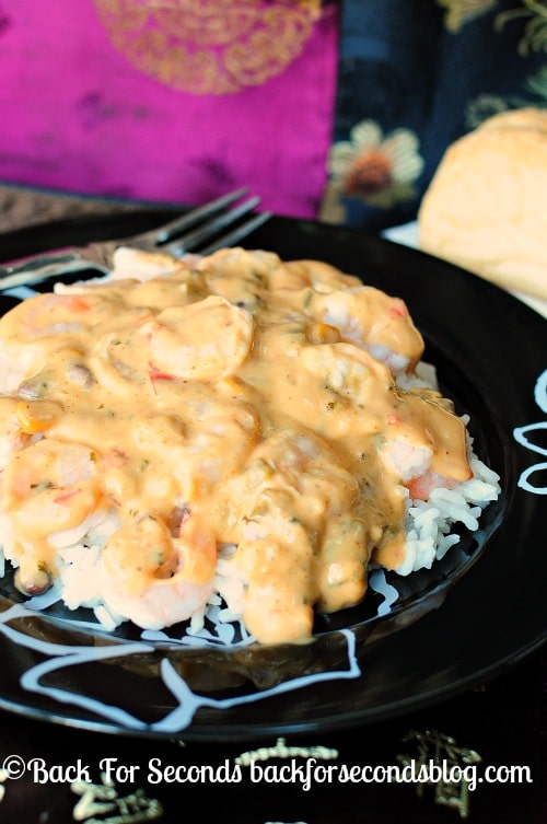 Creamy Chipotle Shrimp and Rice - Back for Seconds
