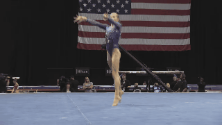 Split Leap 1/1 (Floor Exercise) | The Balance Beam Situation