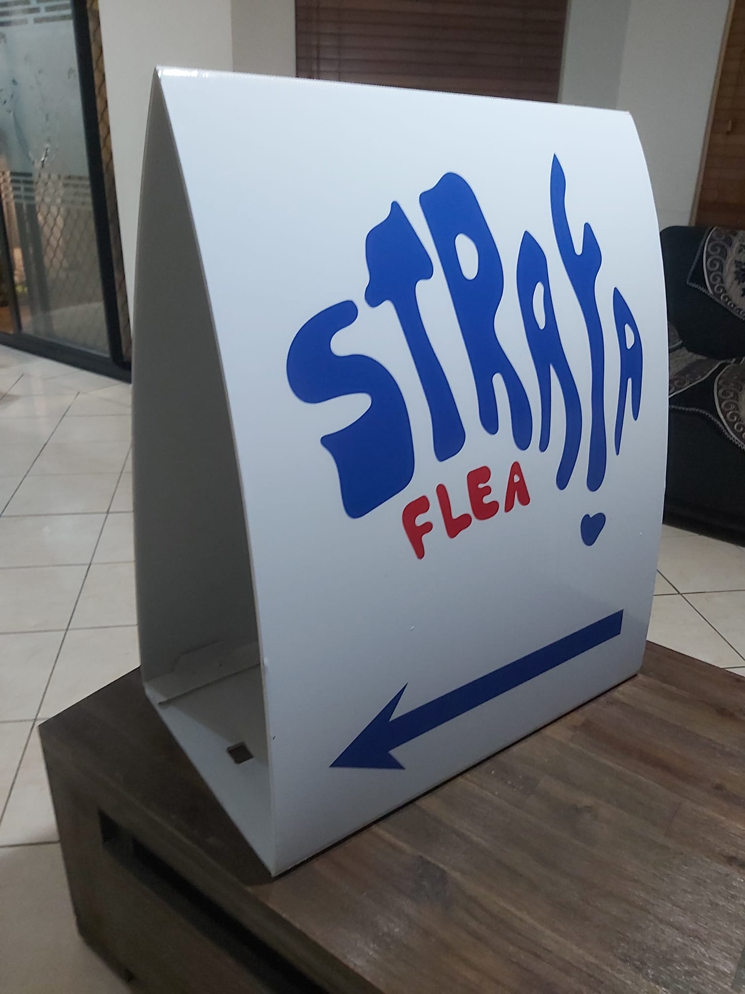 Corflute Triangular Sign/ Roster Sign Printing- Banner House