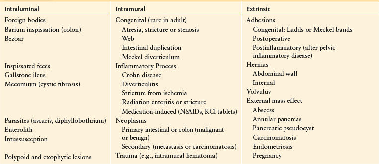 Ileus and Bowel Obstruction | Basicmedical Key
