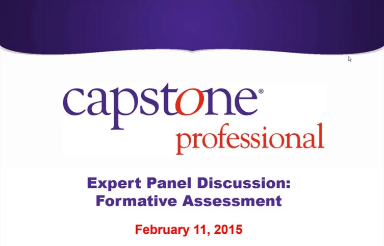 Expert Panel Discussion Formative Assessment - Dr. Becky