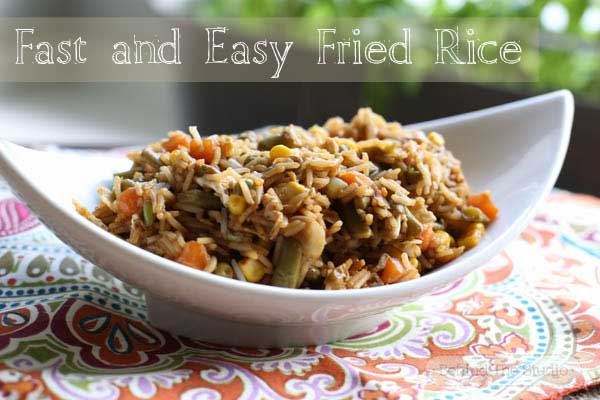 Fast and Easy fried rice with Success® Rice boil-in-bag - Behind The Studio