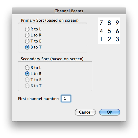 Channel BeamViz Objects - Joshua Benghiat Lighting Design