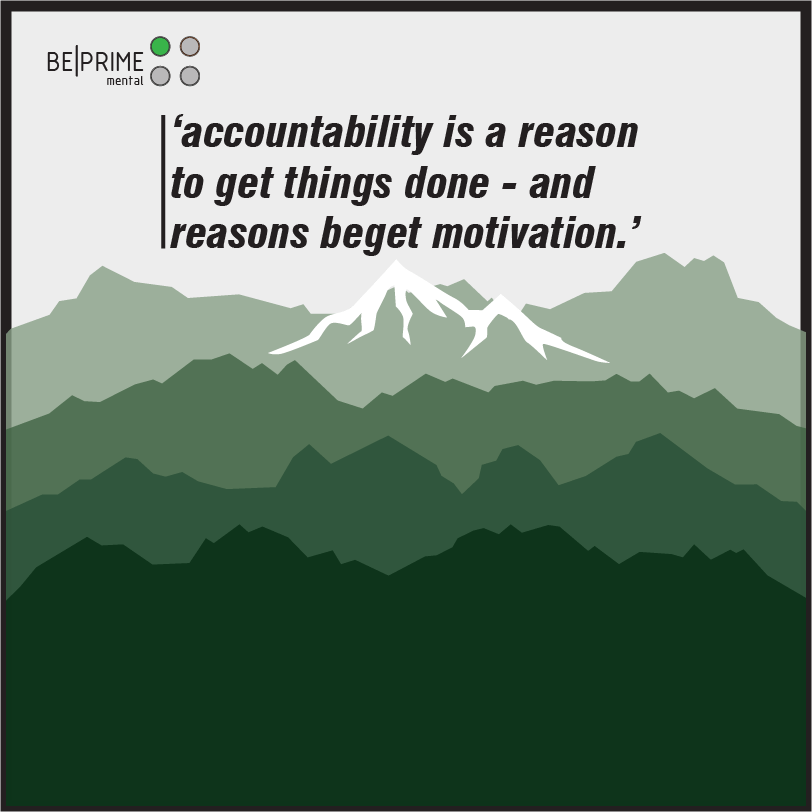 Accountability: An Introduction to Motivation | BE|PRIME