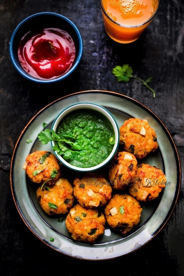 Leftover Rice Cutlets (Tikki) - Binjal's VEG Kitchen