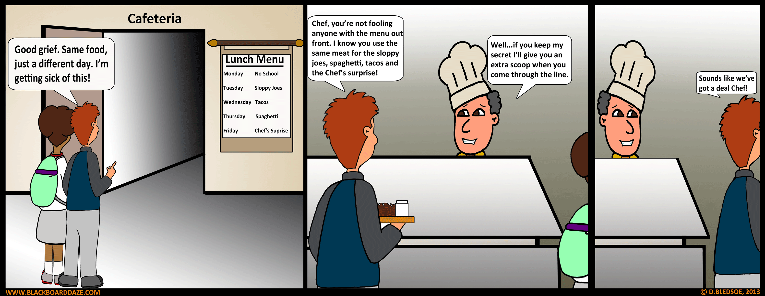 School Staff Cartoons | Blackboard Daze