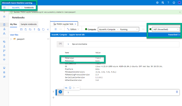 Enabling C#, F# & PowerShell .NET Interactive Kernels in AzureML - darrenjrobinson - Bespoke ...